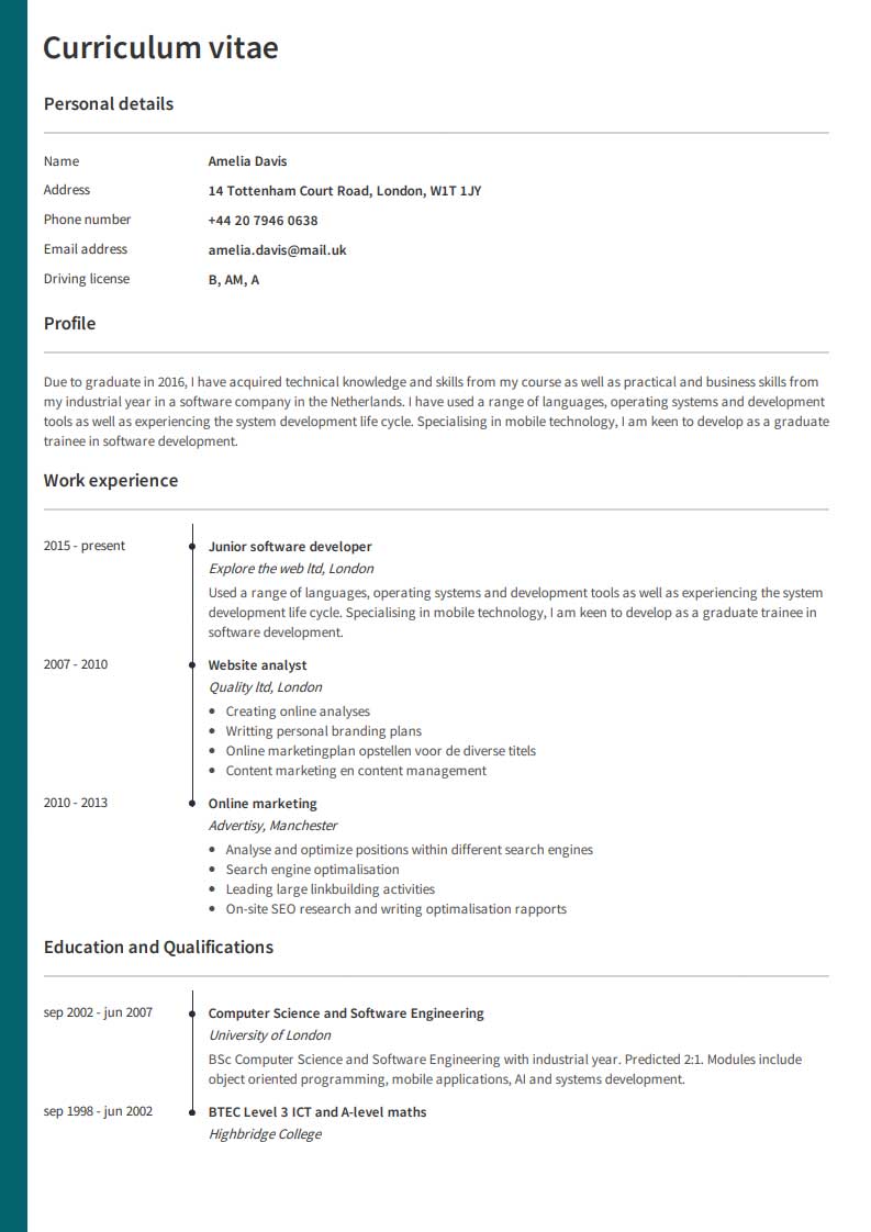 Professional CV Templates for 2025 | Create Your Perfect CV