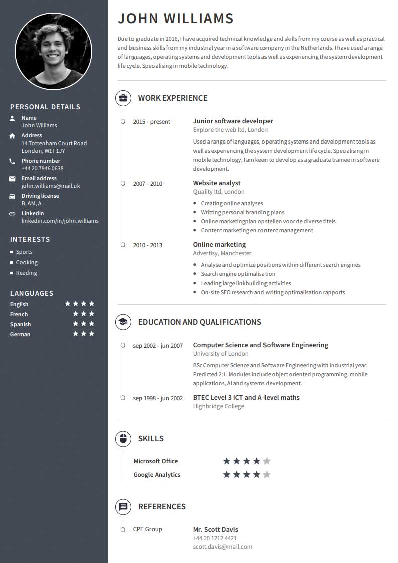 Professional CV Templates for 2025 | Create Your Perfect CV