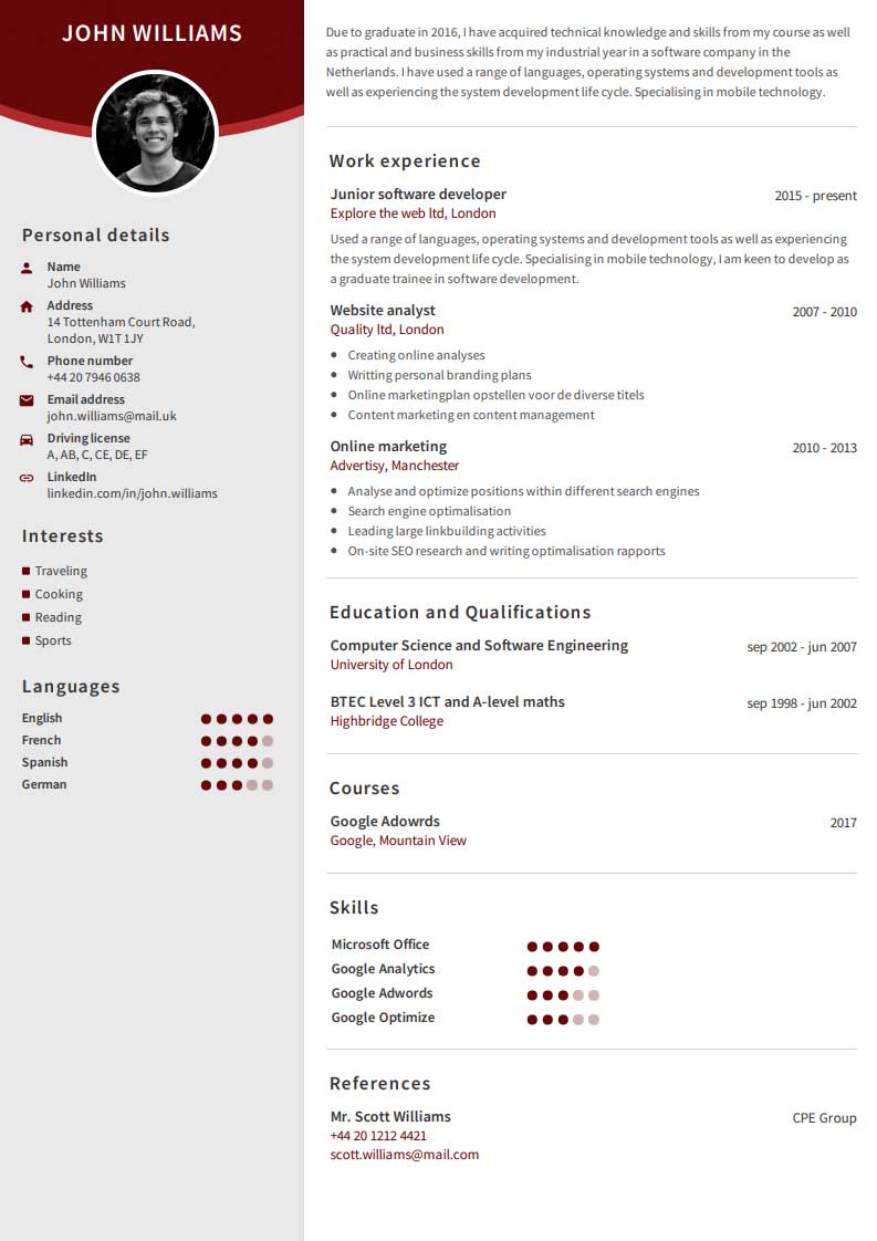 Professional CV Templates for 2025 | Create Your Perfect CV