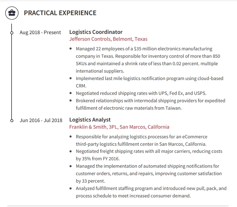 Logistics Job Description Logistics Job Description